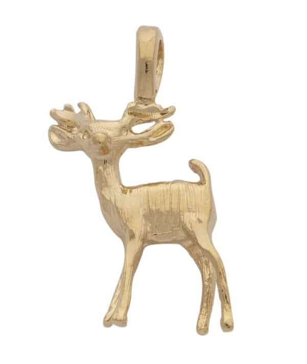 A-087 | Deer Charm · Goldfathers Jewelry