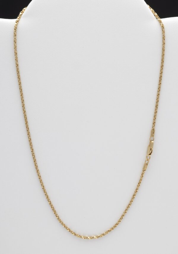 053G | X-Small Twisted Box Chain · Goldfathers Jewelry