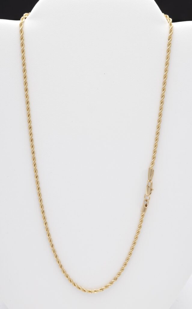 002 | 2mm French Rope · Goldfathers Jewelry