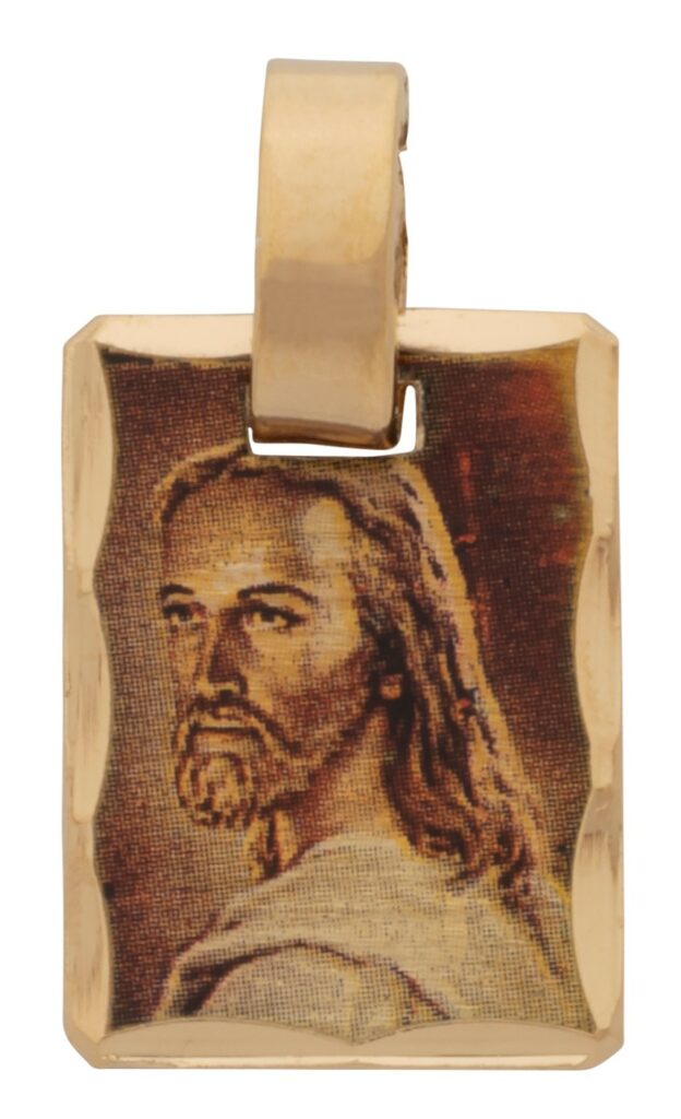 MR-098 | Profile of Jesus · Goldfathers Jewelry